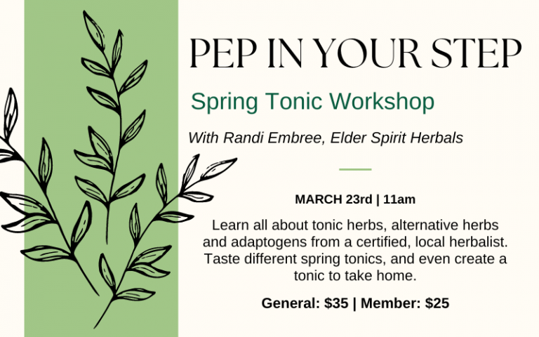 Garden University: Spring Tonic Workshop – The Oregon Garden